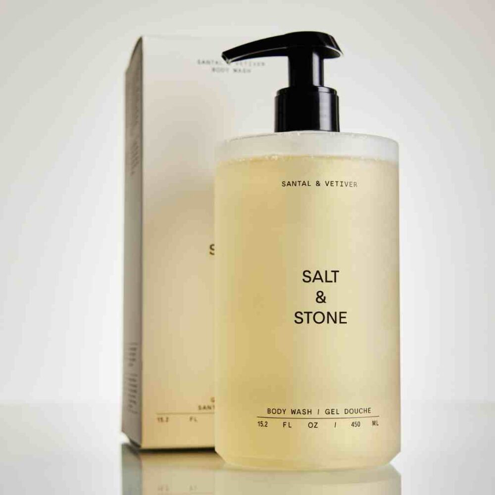 SALT & STONE Body Wash - Santal & Vetiver (450 g) - Sisbond
